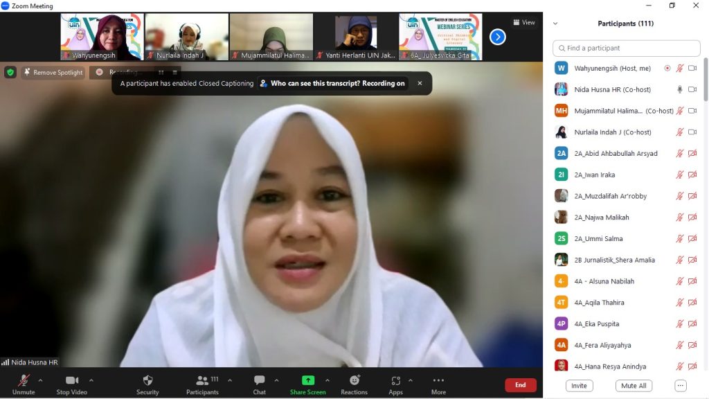 Magister PBI Adakan Webinar Series Part 3 “Critical Thinking and ...